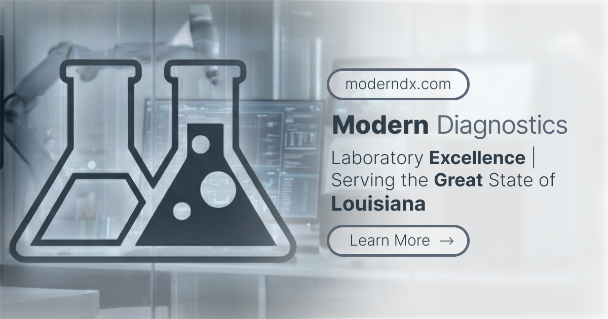 Modern Diagnostics | PCR Lab Testing Services in Louisiana